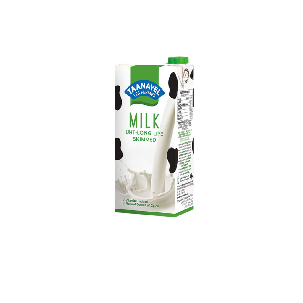 Fresh Milk Non-Fat 1L – Taanayel Les Fermes